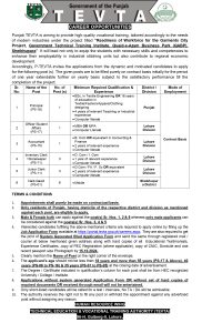 Technical Education & Vocational Training Authority (TEVTA)