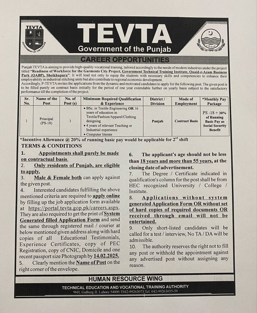Introduction – Technical Education & Vocational Training Authority (TEVTA)